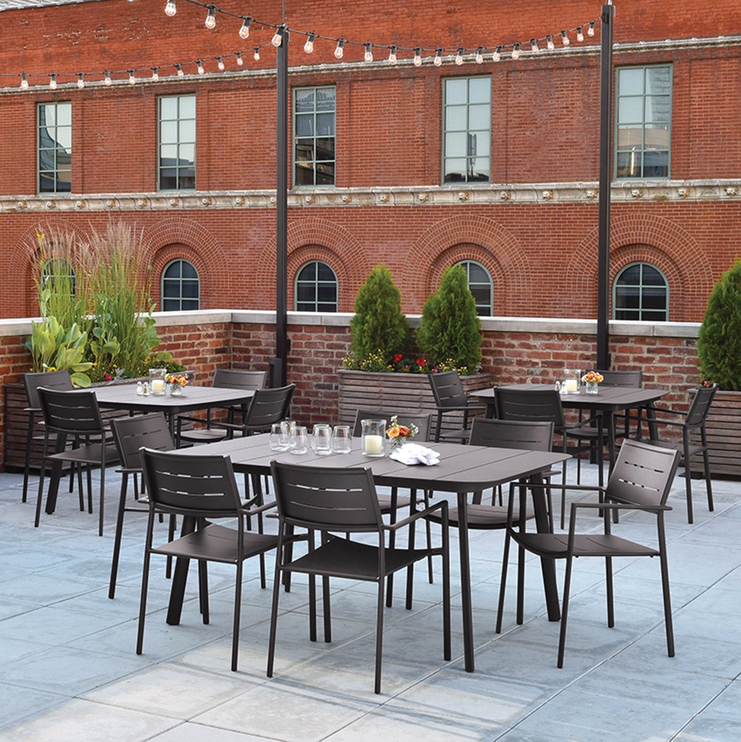 Eiland 63" Rectangular Dining Table - Marshland Oak HPL – D. W. Gilbert ...